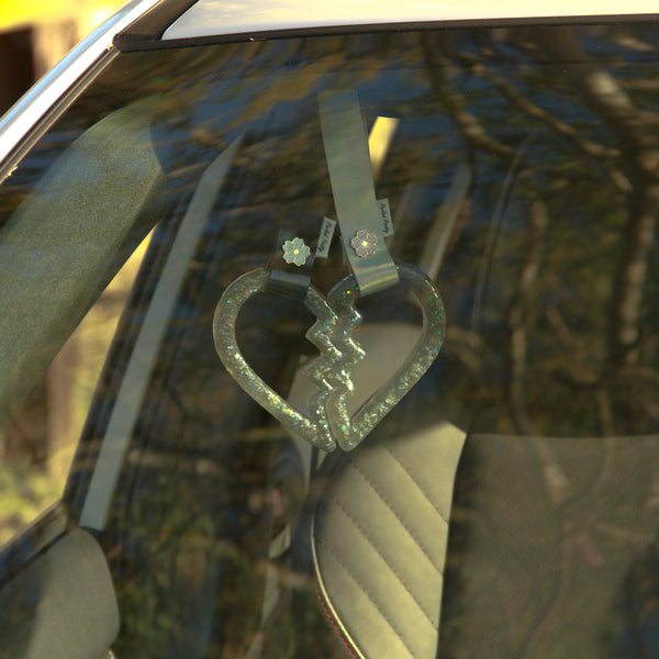 Graphite Shard Half Heart Tsurikawa© – Parked Pretty